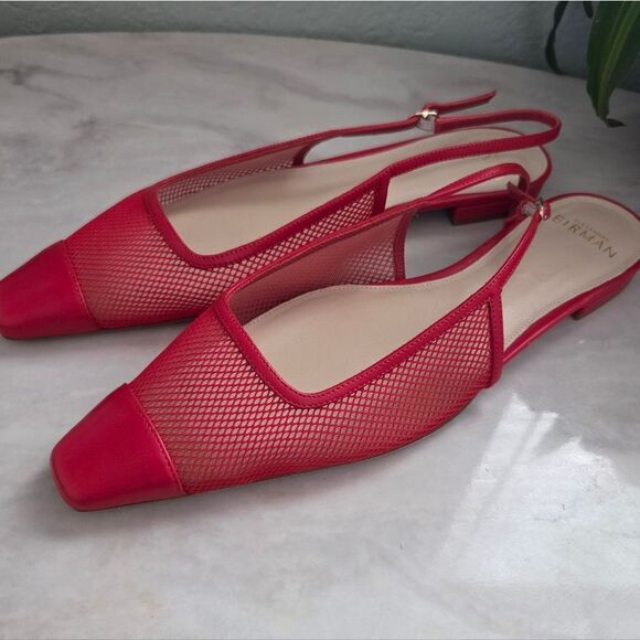Alexandre Birman | Shoes | Alexandrebirman Olivia Mesh Slingback Flats ...
